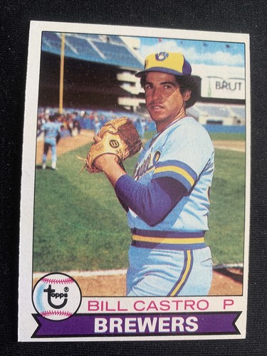 1979 Topps Baseball Card #133.Bill Castro Milwaukee Brewers NMMT Free ...