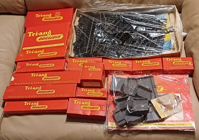 Job Lot of Triang 00 Scale Railways Track, Trucks, Carriages and ...