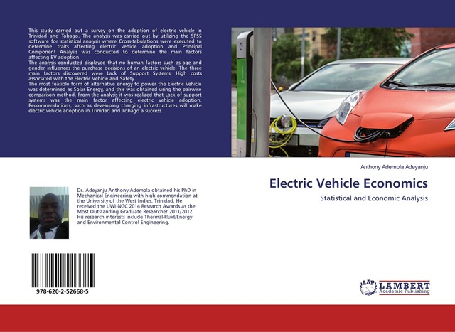 Electric Vehicle Economics von Anthony Ademola Adeyanju (2020 ...
