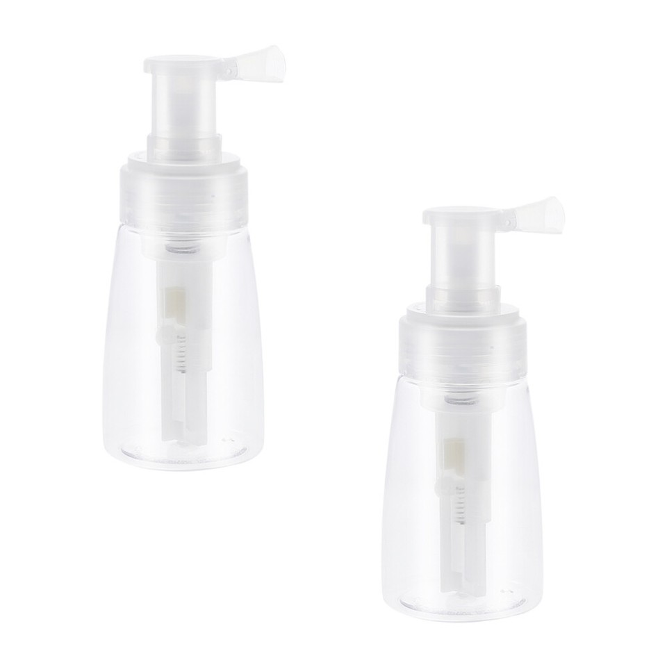 2 PCS Trigger Spray Bottles Baby Powder Talcum Dispenser Essential Oil ...
