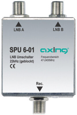 Abverkauf Axing SPU 6-01 22KHZ 2X1 LNB HD SATELLITE MULTI-SWITCH FTA 22 ...