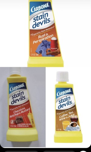 Carbona Stain Devils Variety, Rust, Coffee, Tea, Wine, Chocolate ...
