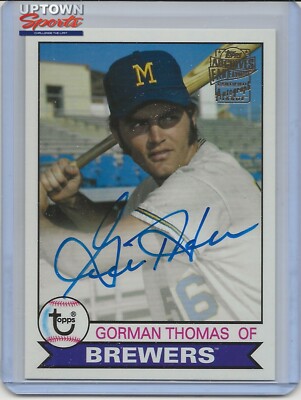 2019 Topps Archives GORMAN THOMAS CARD #FFA-GT ON CARD AUTOGRAPH | eBay