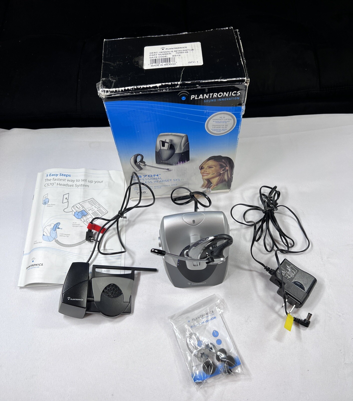 Plantronics CS70N with HL10 Handset Lifter Professional Wireless ...