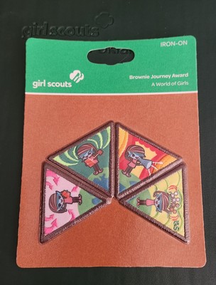 NEW Girl Scouts BROWNIE Journey Award Patch Set A World Of Girls ...