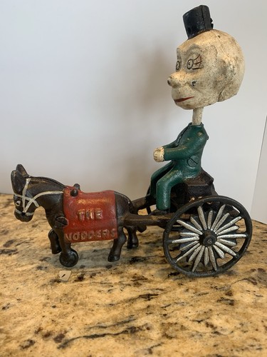 Kenton Happy Hooligan Nodder Mule Toy Antique Cast Iron | eBay