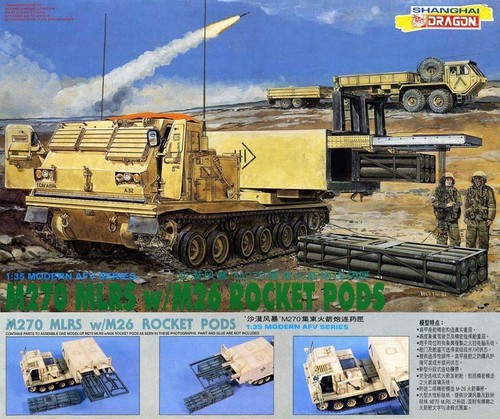 US ARMY ROCKET SERIES KIT 13 1/35 M270 MLRES W/M26 CLOSING 01/21 SALES ...