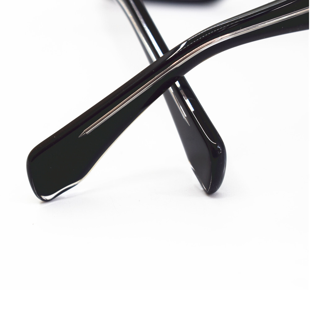 Retro Square Eyeglasses Frames Acetate Mens Women Glasses New Recessed ...