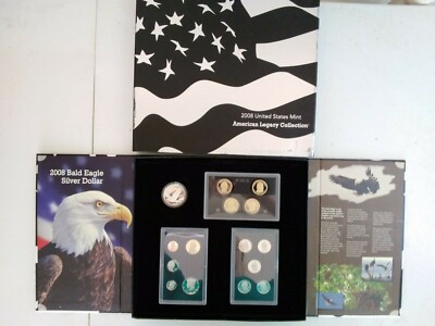 2008 US Mint American Legacy Collection 15 Proof Set Coins in Display ...