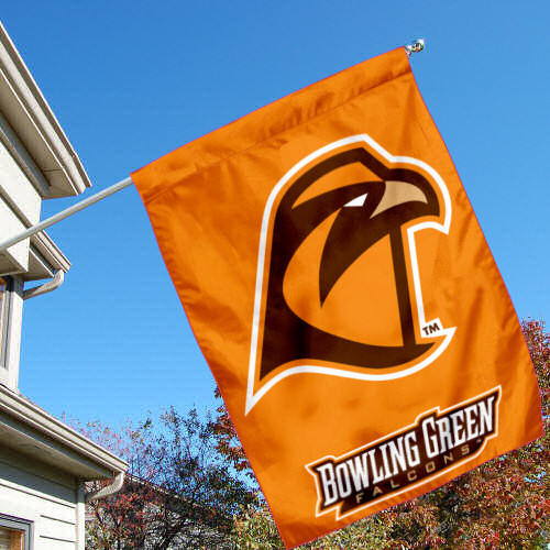 Bowling Green Falcons BGSU University College House Flag | eBay