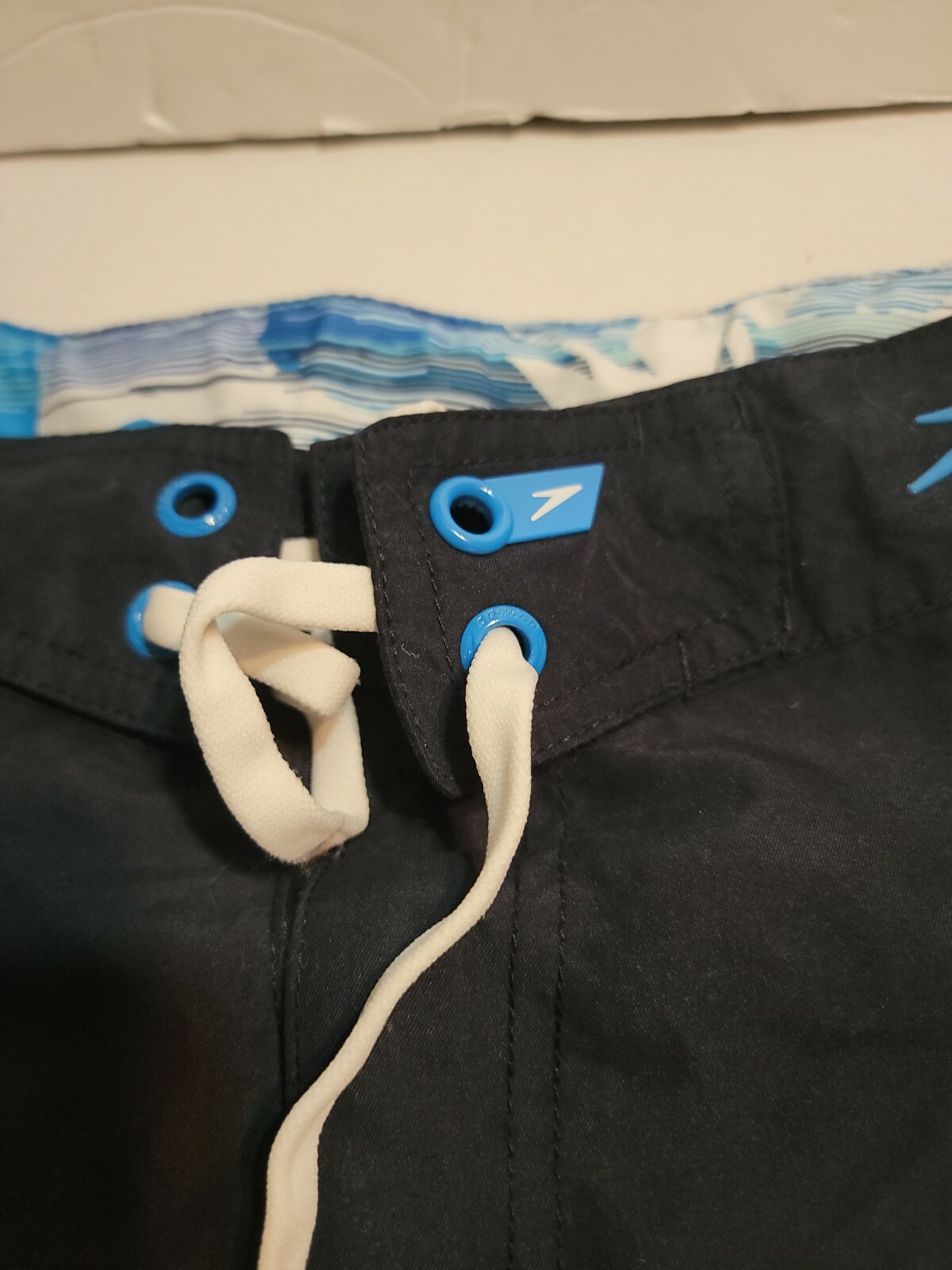 Speedo Mens Swim Trunks Board Shorts Bermuda Blue Mes… - Gem