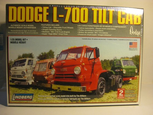 LINDBERG DODGE L-700 TILT CAB TRUCK FACTORY SEALED SOLD AS NEW 1/25 ...