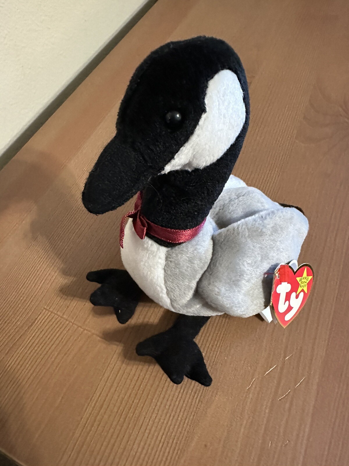 Ty Beanie Baby Loosy The Goose Original RARE ERRORS 1998 Tags Great ...