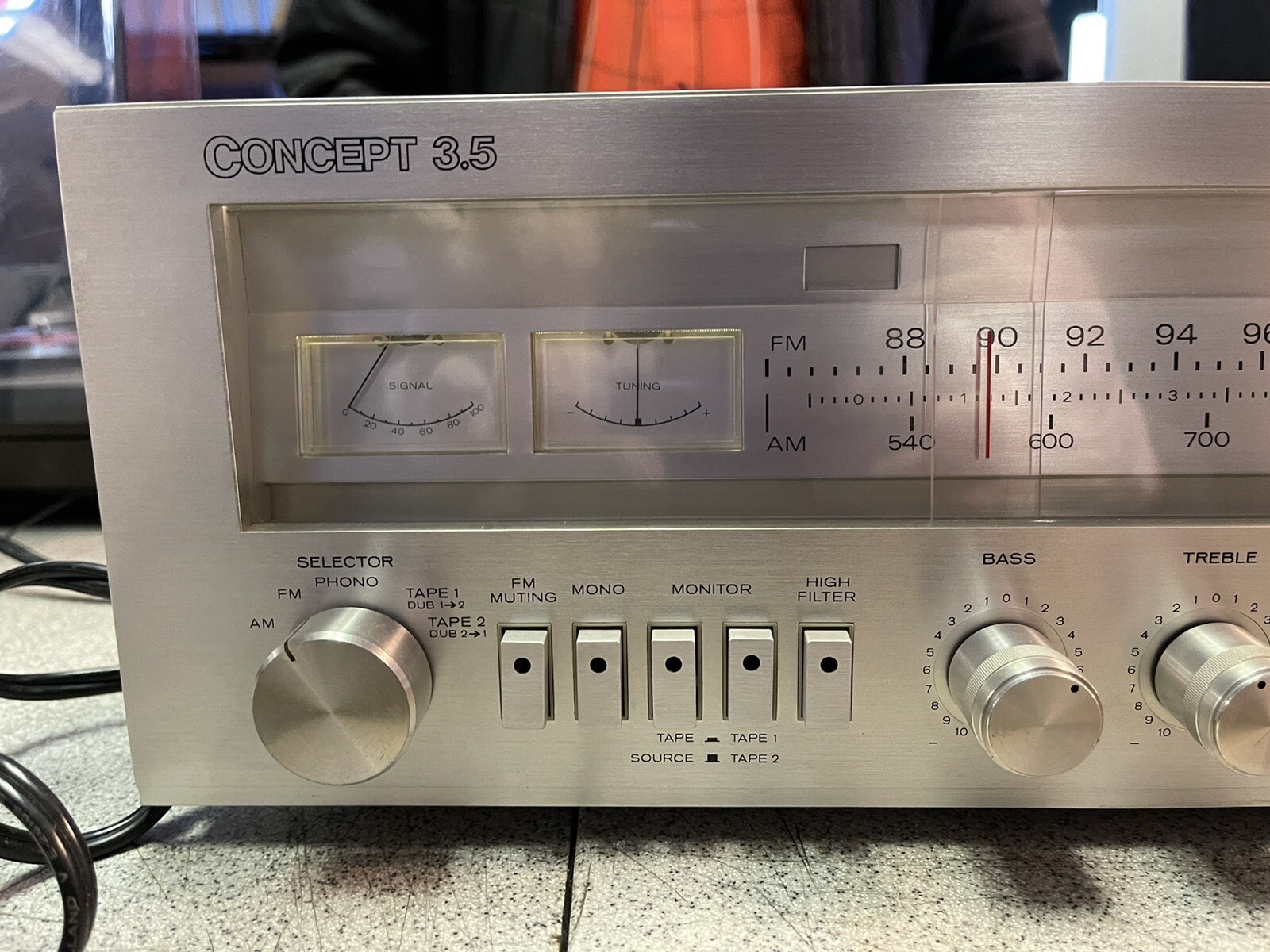Concept 3.5 AM/FM Stereo Receiver (1977) | eBay