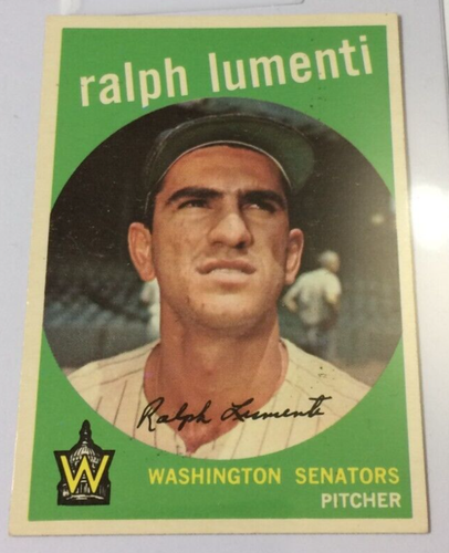 1959 TOPPS #316 RALPH LUMENTI | eBay