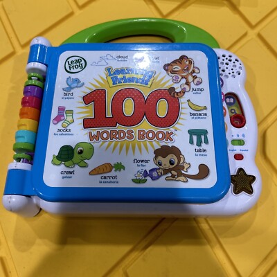 LEAPFROG Learning Friends 100 Words Bilingual Spanish English ...