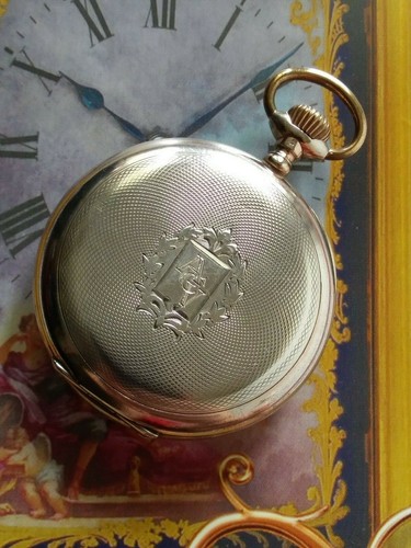 Antique Rare Swiss GALA 800 Silver Pocket Watch | eBay