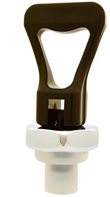 Faucet Upper Assembly - Chrome Bonnet with Black Handle | eBay