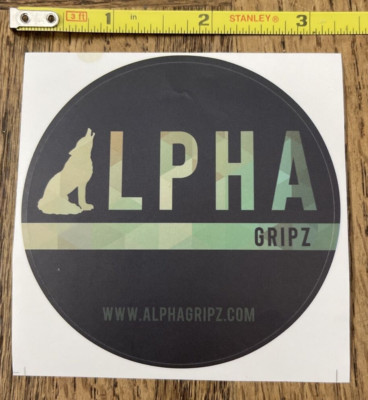 Alpha Gripz Sticker-Brand New-SHIPS N 24 HOURS | eBay