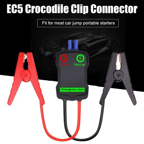Jumper Cable EC5 Connector Alligator Clamp BoosterBattery Starter For ...