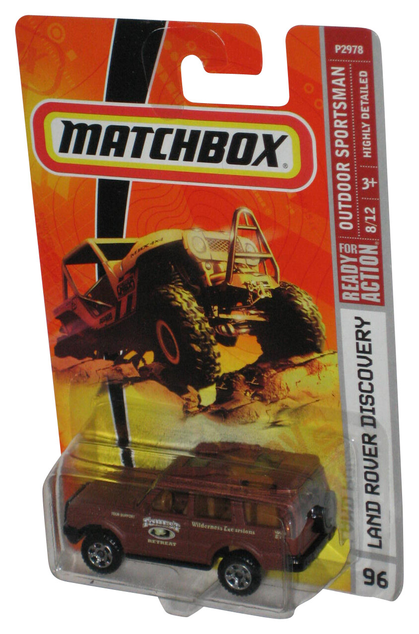 Matchbox Outdoor Sportsman 8/12 (2008) Brown Land Rover Discovery Toy ...