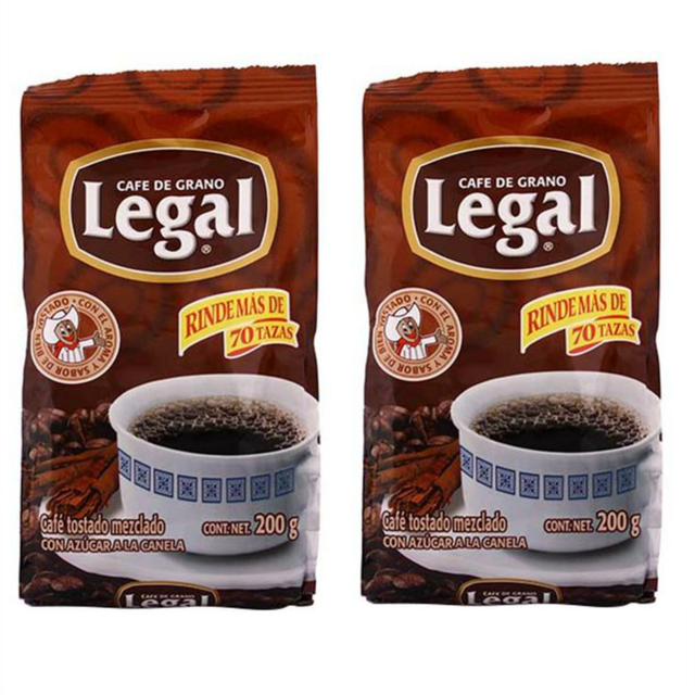Cafe Legal Roasted Ground Coffee 7 Ounces (pack OD 2) Blend With ...