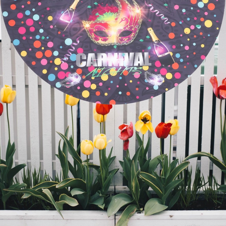 2 Pcs Carnival Party Flag Pendant Bunting Decorations Circus Banner ...