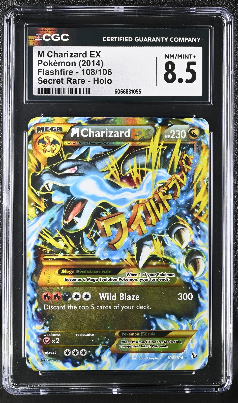 M Charizard-EX 108/106 - Rare Secret Card | Flashfire (xy2-108)