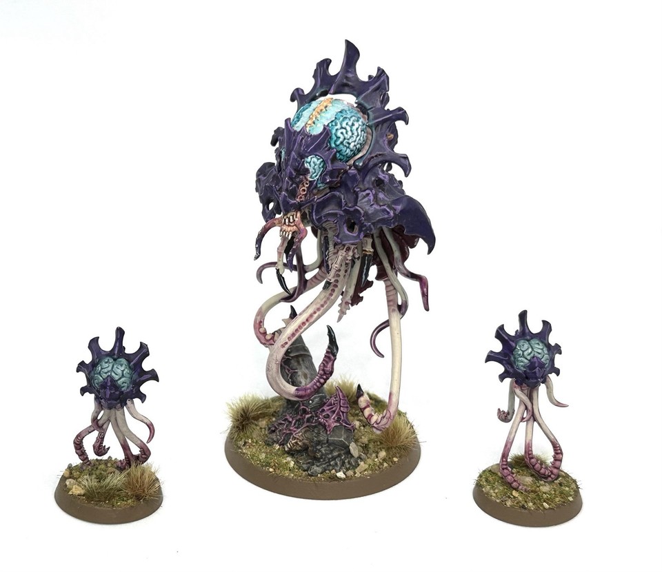 Warhammer 40K - Tyranids - Neurotyrant + 2x Neuroloids | eBay