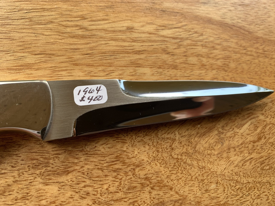 Don Lozier Dagger. Black Onyx. Super Sleek. Certificate of Authenticity ...