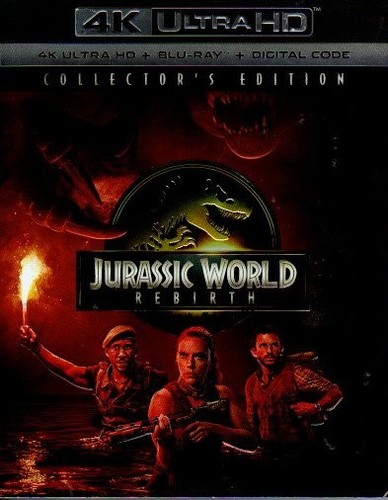 Jurassic World: Rebirth (4K Ultra HD + Blu-ray + Digital Code, 2025 ...