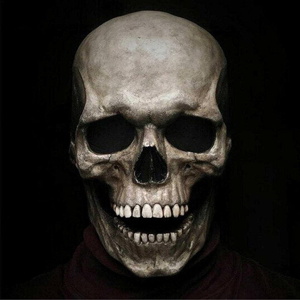 Full Head Skull Mask Halloween Mask Latex Mask Skull Mask Horror ...