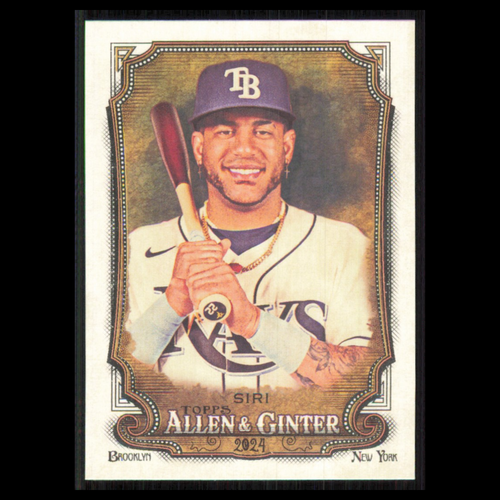 Jose Siri #164 2024 Topps Allen - Ginter Tampa Bay Rays Baseball Card ...