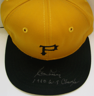 Clem Labine Autograph hat Pittsburg Pirates 60 WS Champ | eBay
