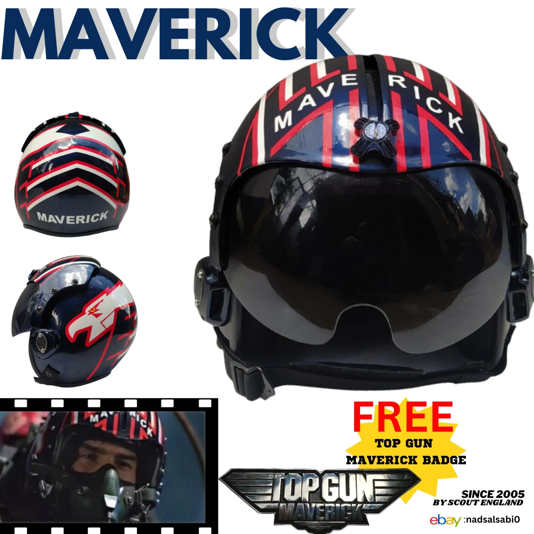 Maverick Top Gun Motorcycle Helmet