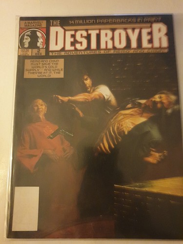 COMIC - The Destroyer Adventures Of Remo & Chiun No 2 Marvel Magazine ...