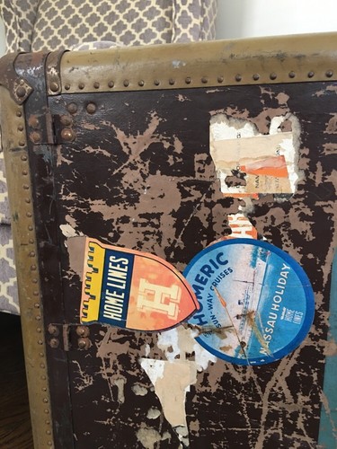 Vintage Hartmann Tourobe Trunk Steamer Luggage w/ Authentic Decals ...