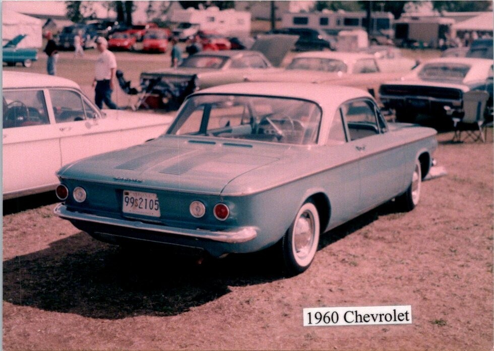 1960 Chevrolet Corvair Rear Auto Car Photo Indianapolis IN 2002 | eBay