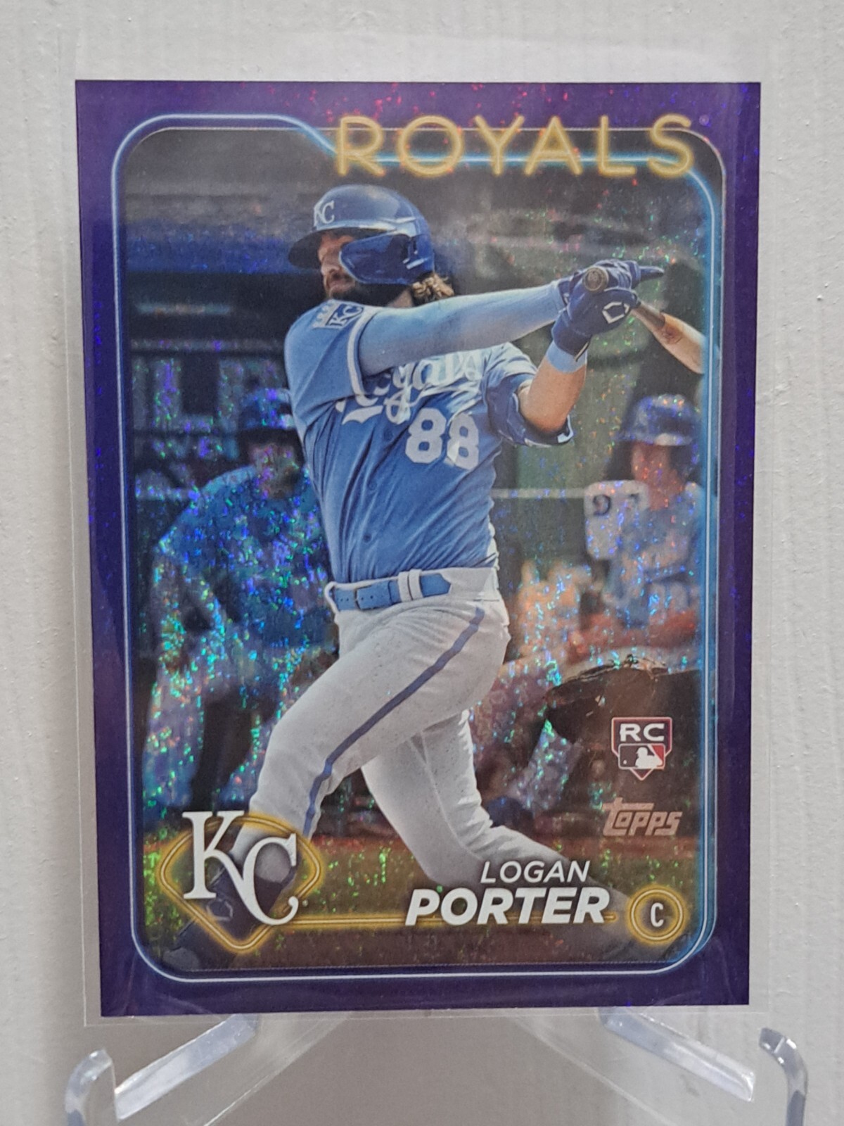 2024 Topps Series 2 - Purple Foil Parallel 617/799 Logan Porter RC #666 ...