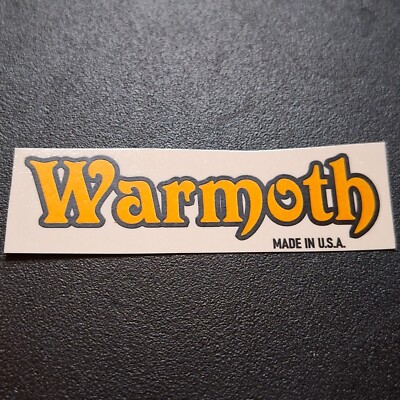 2-Pack Warmoth Headstock Decal Guitars Custom Yellow Waterslide ...