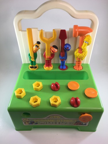 VINTAGE PLAYSKOOL SESAME STREET WORKBENCH 1985 | eBay