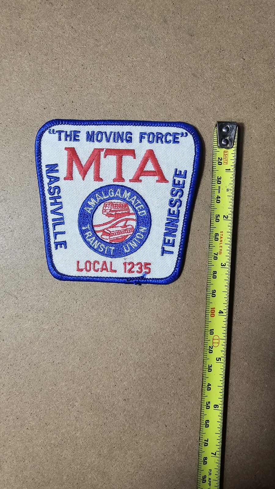 Rare MTA Patch Local 1235 Nashville Tn | eBay