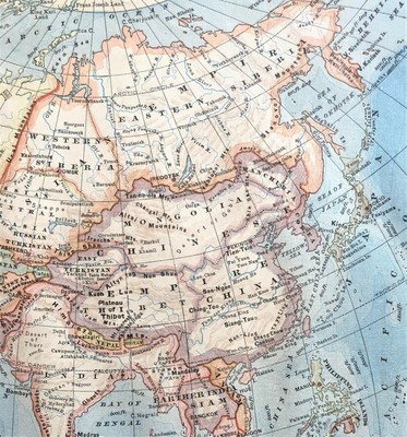 Pre-1900 - Map Of Asia China India - 3