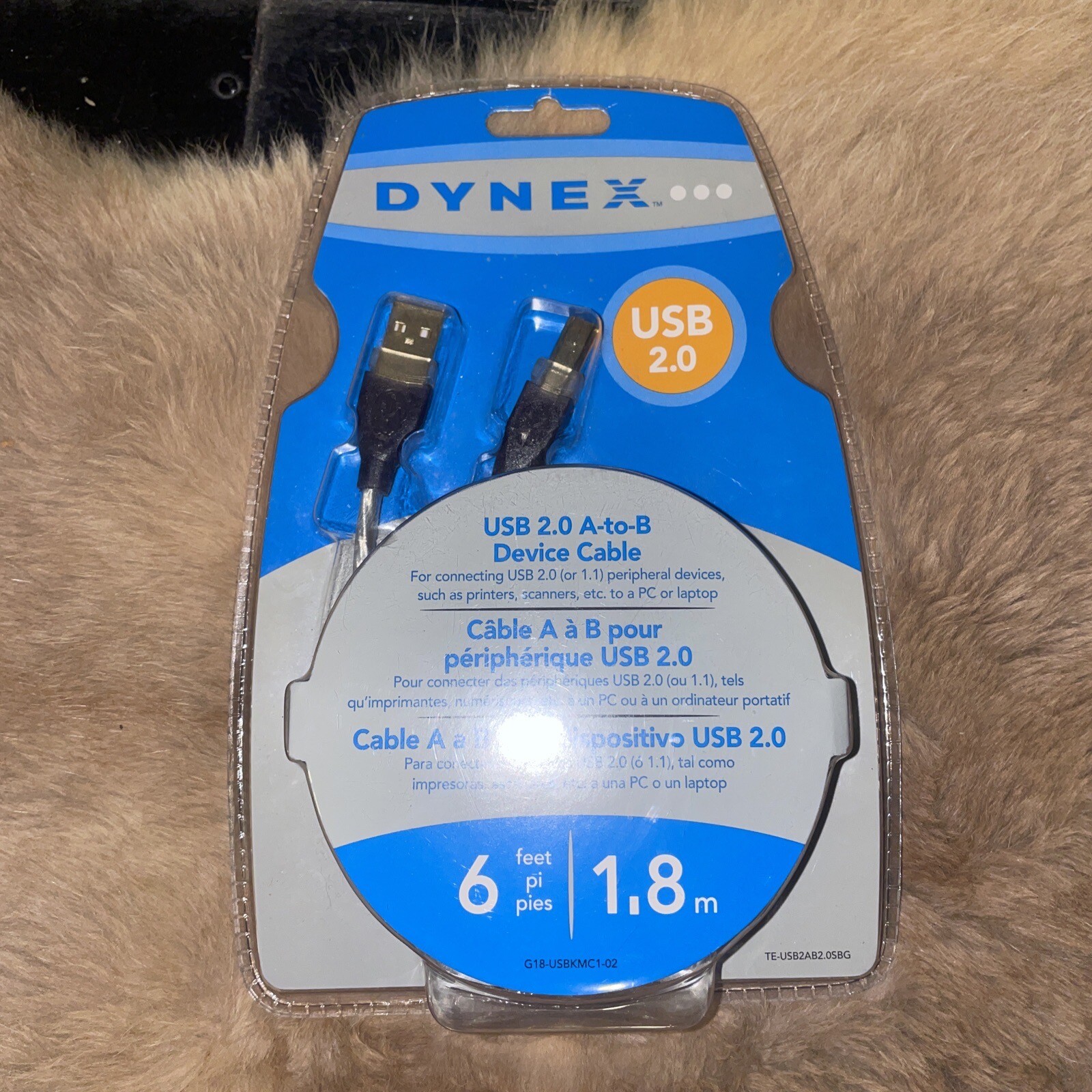 Dynex USB A-to-B Device Cable 6'/ 1.8 m | eBay