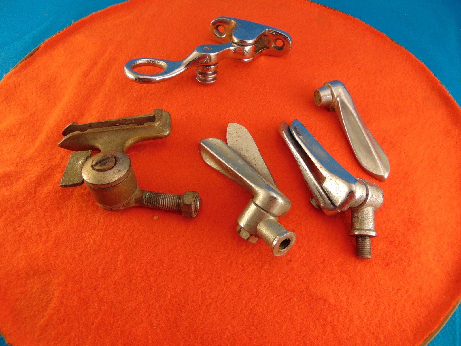 Assorted Antique Car Wind Wing Brackets Lot Application Unknown | eBay