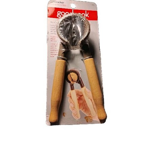Good Cook Nutcracker Spring Loaded Wood Handle Fits Most Nuts Brown Bradshaw New 76753210867| eBay