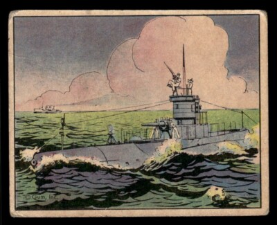 1941 R157 Gum Uncle Sam #59 Submarine Battle Drill GD *e1 | eBay