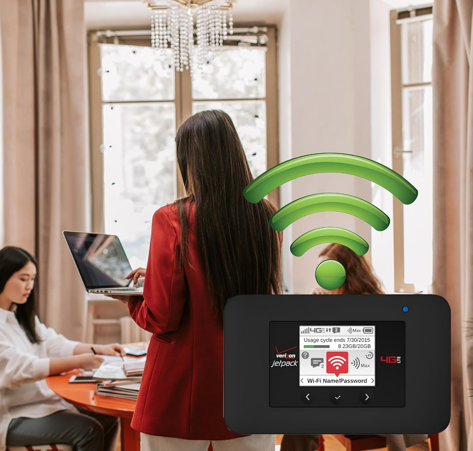 Verizon Jetpack AC791L Mobile Hotspot - 4G LTE WiFi, 20-Hour Battery ...