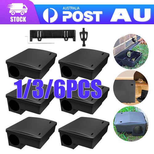 Defence Rat Bait Lockable Station Trap Control Box Rodent Poison Mouse ...