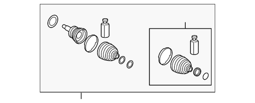 Genuine Hyundai CV Joint Kit 49580-S1060 | eBay